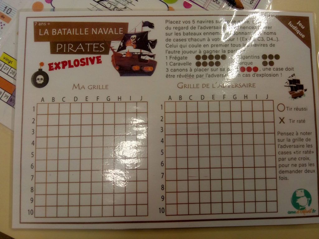 La bataille navale des CP/CE1